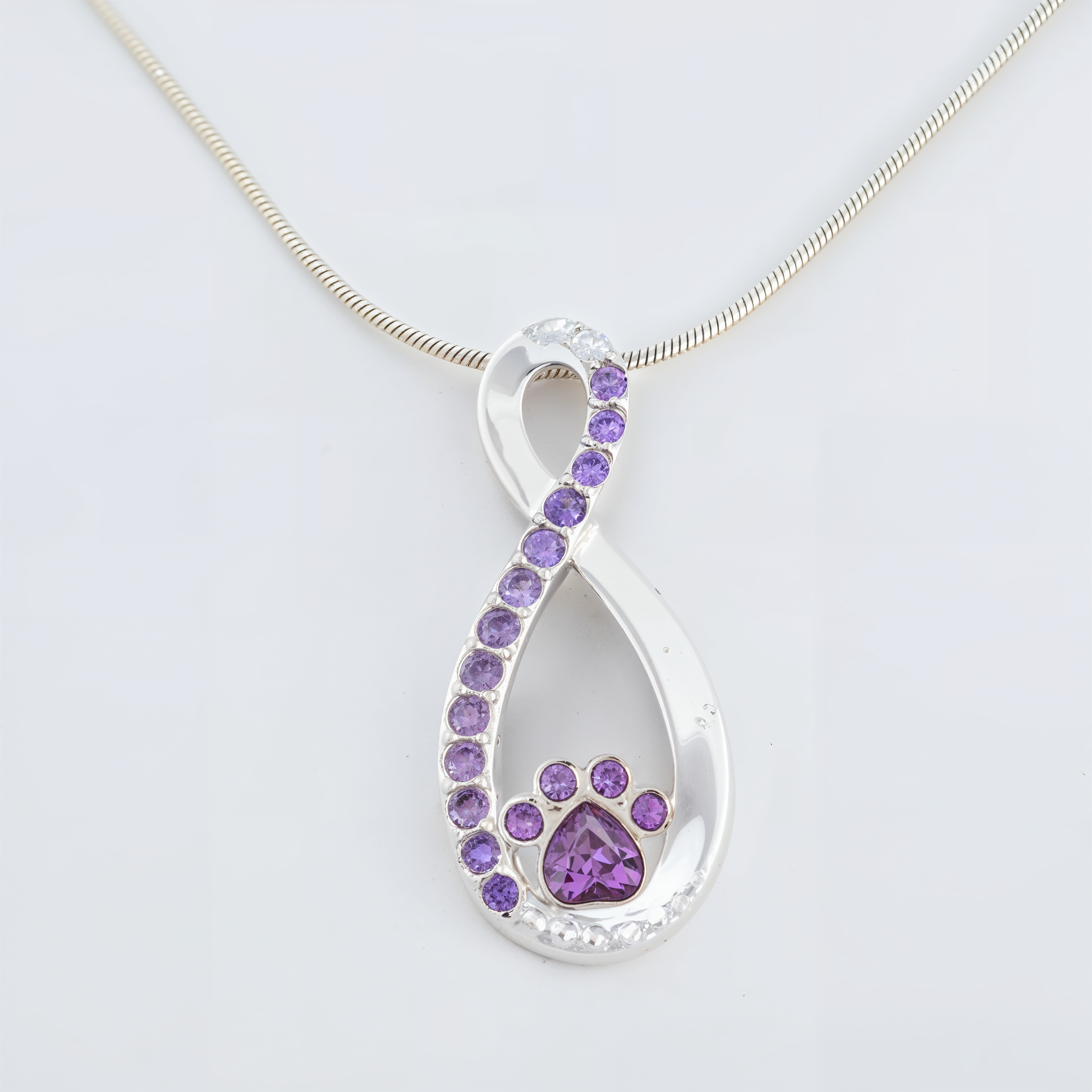 Infinite Love Amethyst Necklace – Seasonal Paws