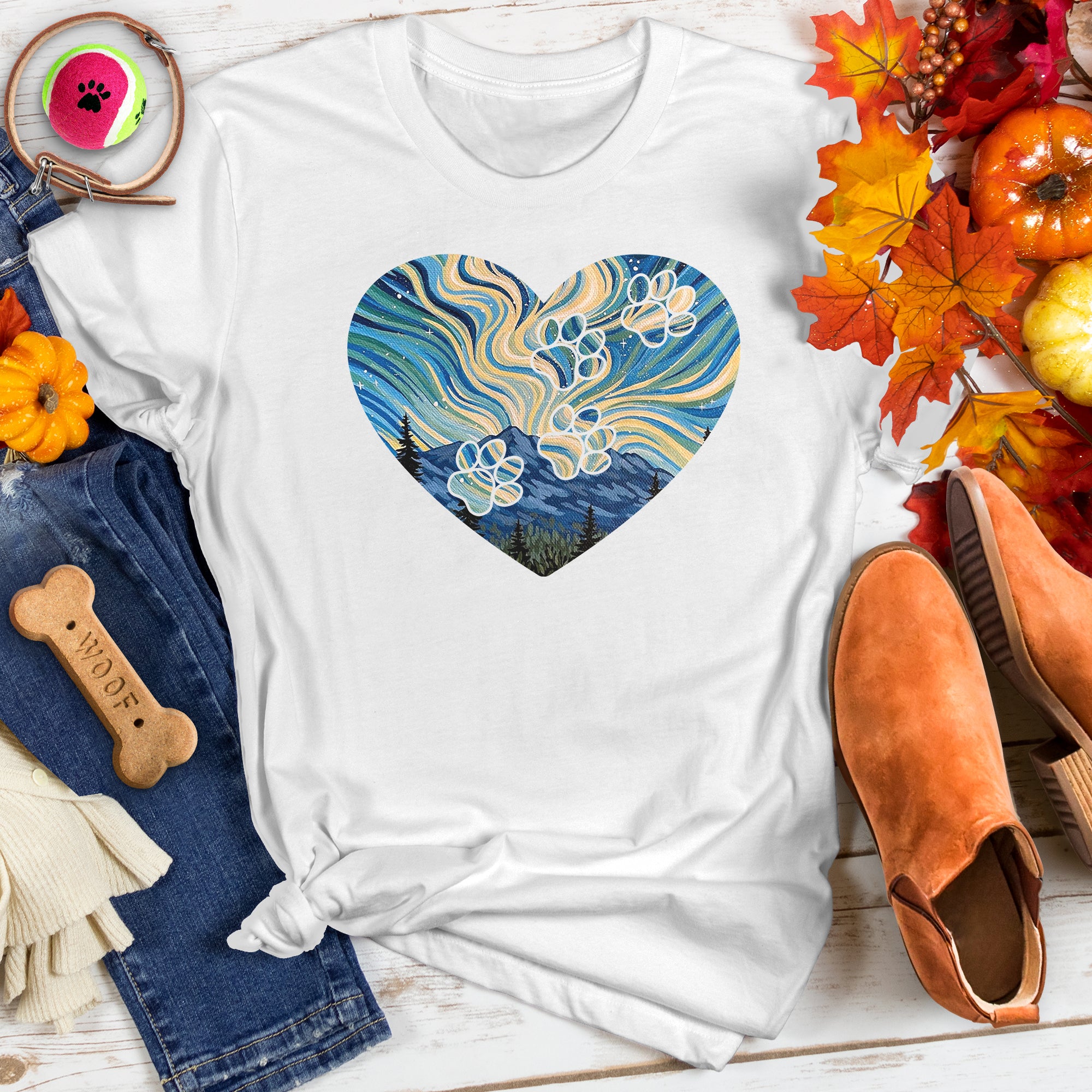 Starry Night Paws Tee – Seasonal Paws